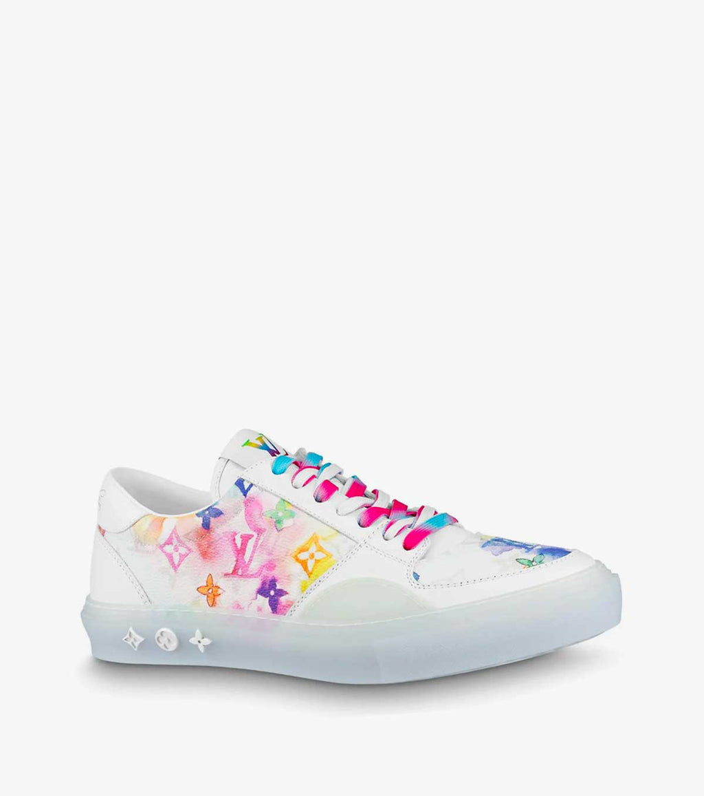 Ollie White Rainbow Monogram – SNKRBASE